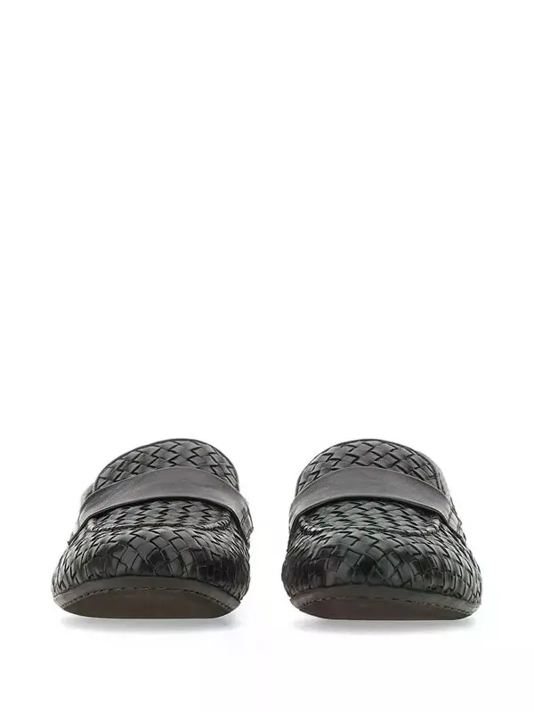 ALEXANDER HOTTO Woven Leather Loafers