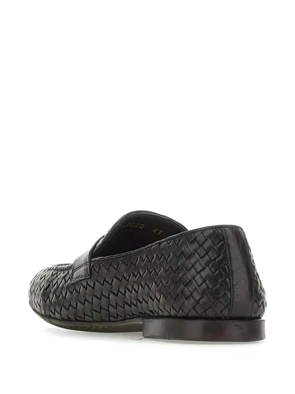 ALEXANDER HOTTO Woven Leather Loafers