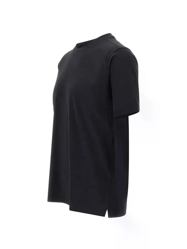 DIKTAT Supima Crewneck Cotton T-shirt - Black