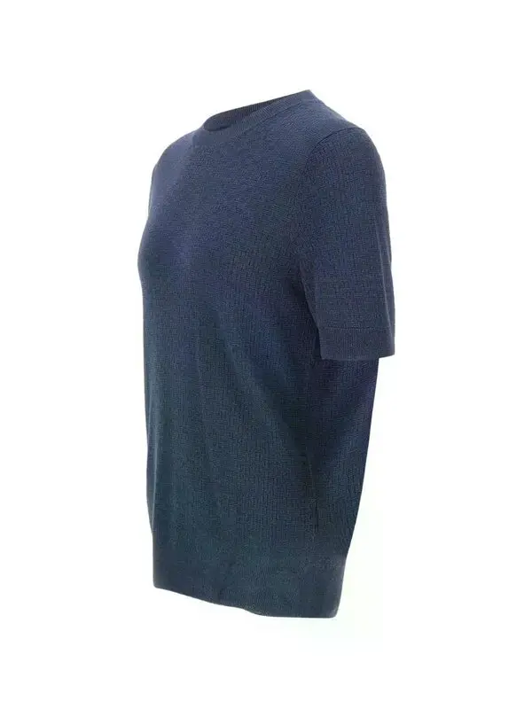 GRAN SASSO Woven-knit T-shirt