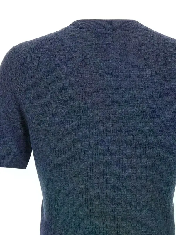 GRAN SASSO Woven-knit T-shirt