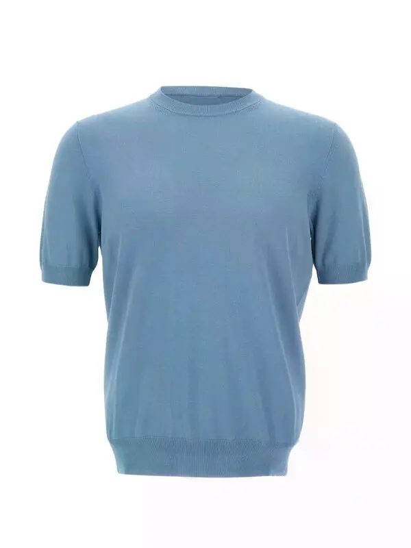 GRAN SASSO Ribbed Knit T-shirt