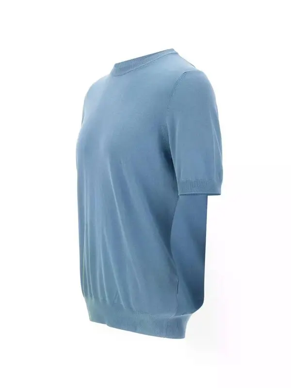 GRAN SASSO Ribbed Knit T-shirt