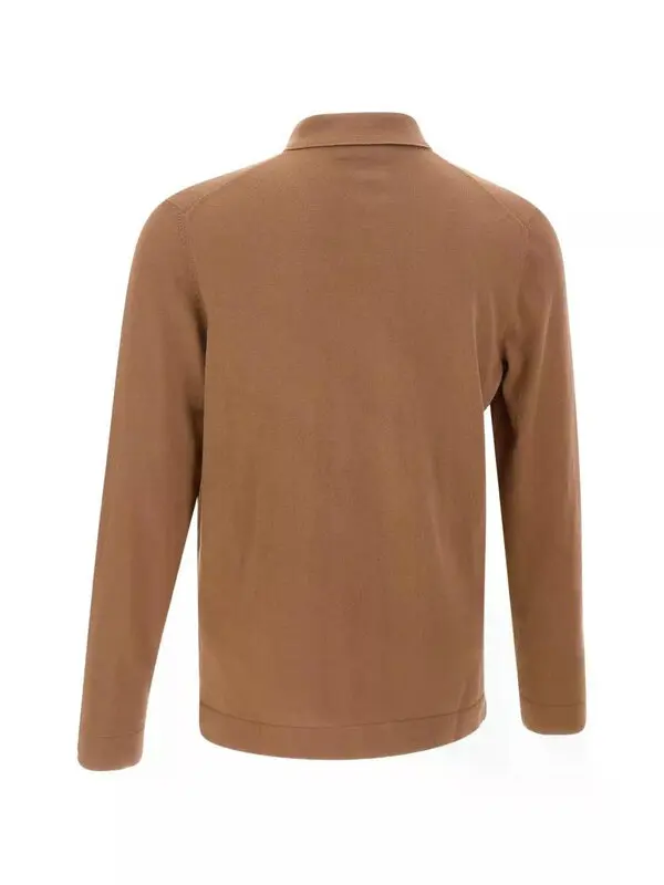 GRAN SASSO Buttoned Long-sleeve Shirt - Brown