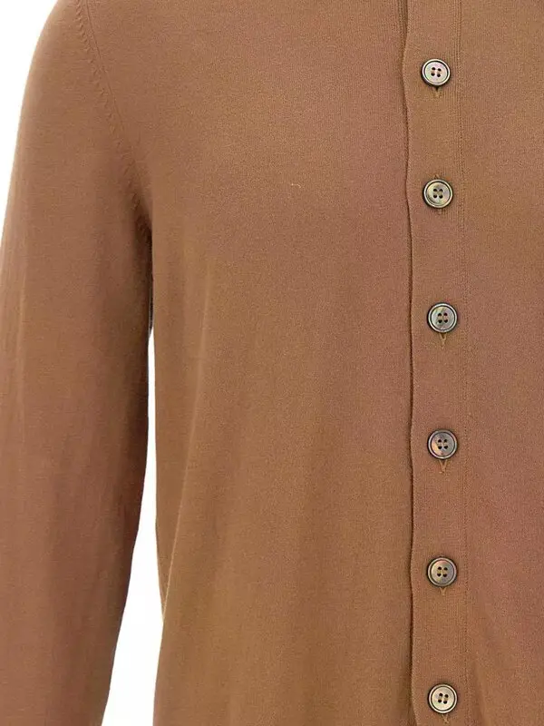 GRAN SASSO Buttoned Long-sleeve Shirt - Brown