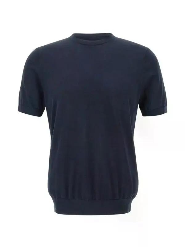 DIKTAT Short-sleeve Cotton Sweater