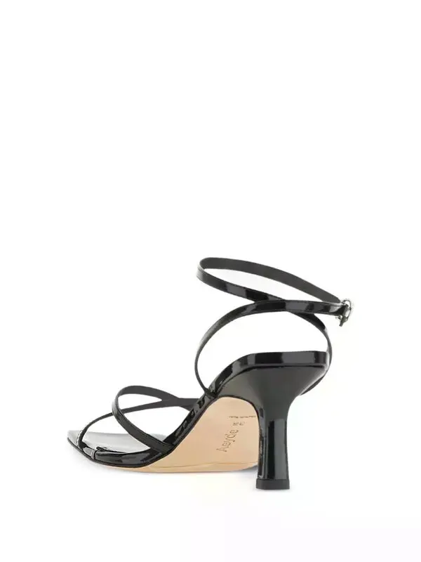 AeydĒ Criss-cross Strap Sandals - Black