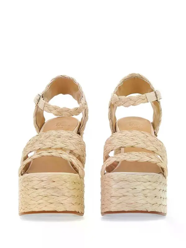CastaÑer Fresa Woven Platform Sandals