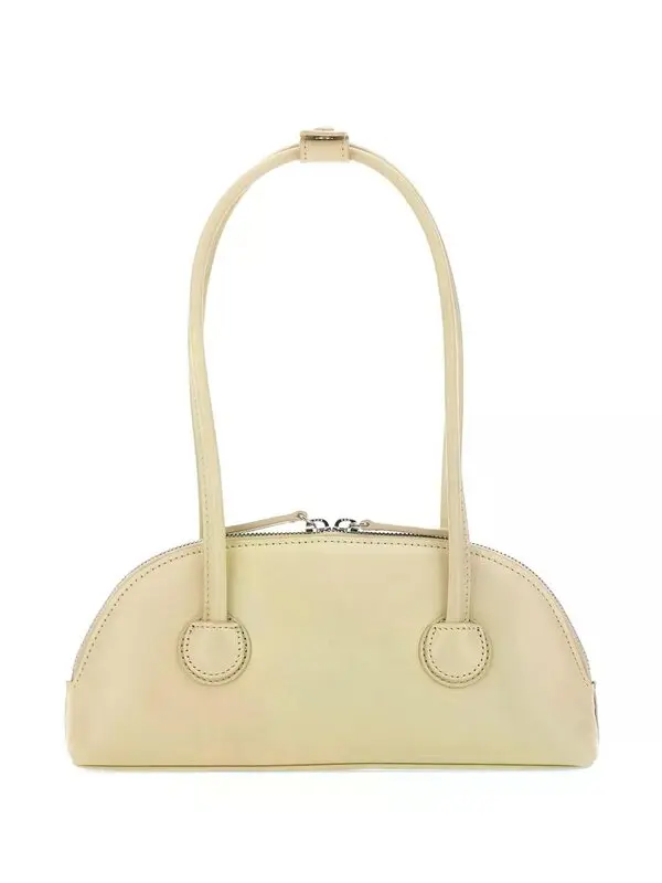 MARGESHERWOOD Bessette Embossed Logo Half-moon Shoulder Bag - Yellow