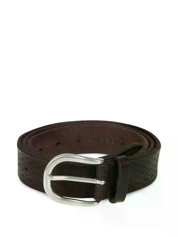 Orciani Embossed Leather Belt