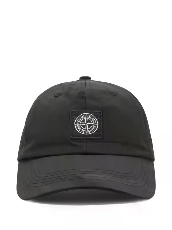Stone Island Logo-patch Baseball Cap - Black