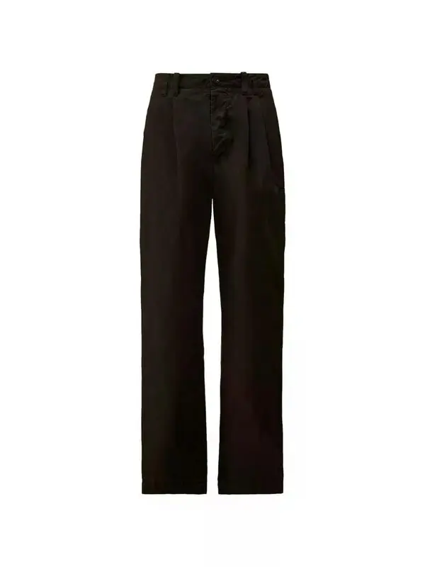 C.P. COMPANY Straight Trousers - Black