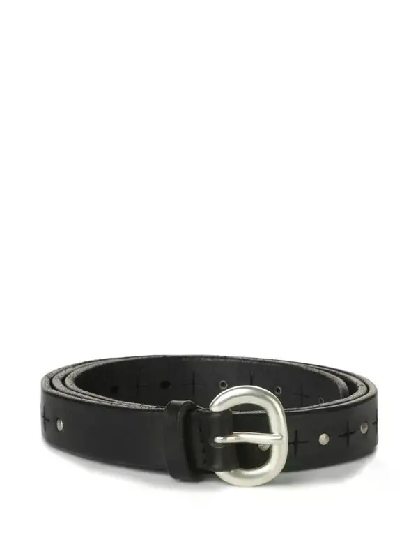 ORTIGNI Studded Belt - Black