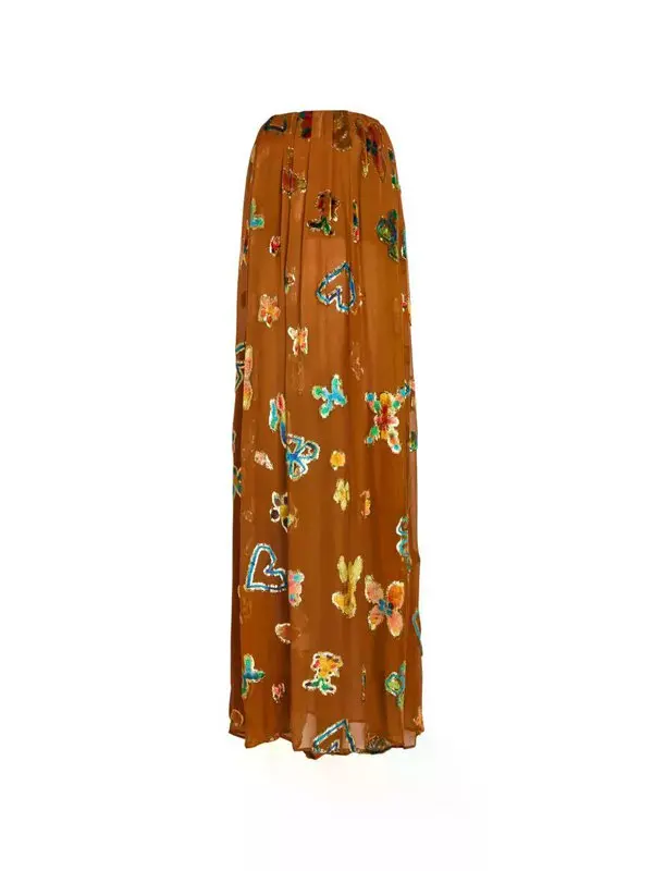 ALEMAIS Floral-print Maxi Dress