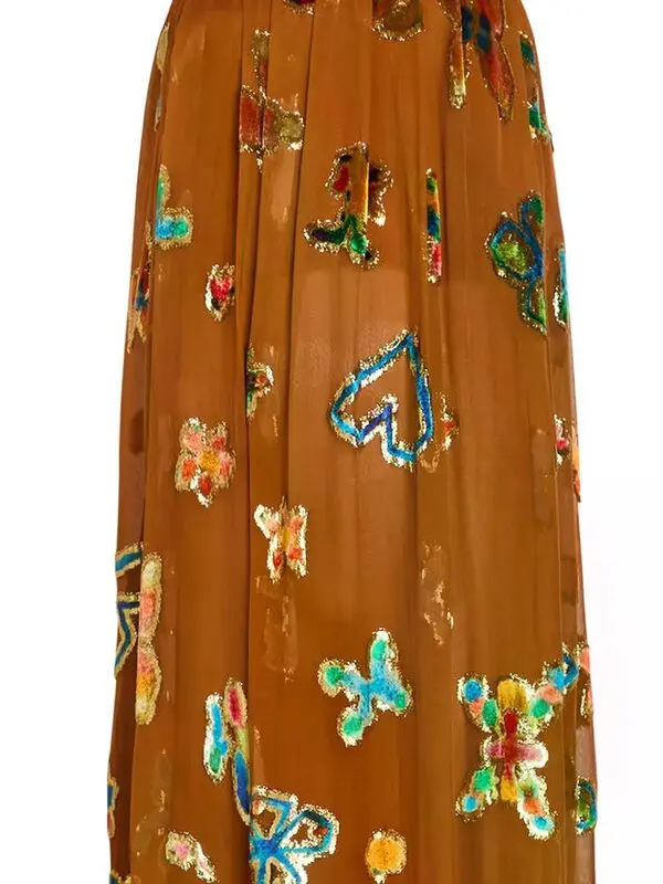 ALEMAIS Floral-print Maxi Dress