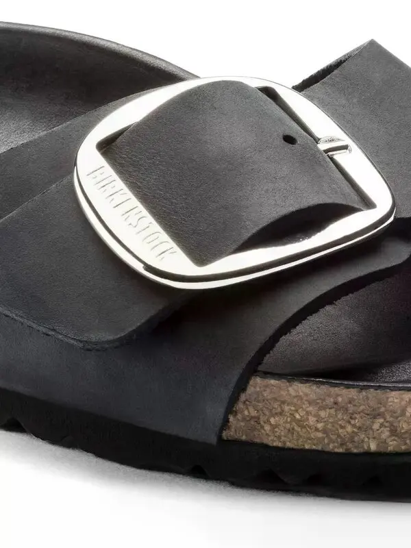 BIRKENSTOCK Madrid Buckle Sandals - Black