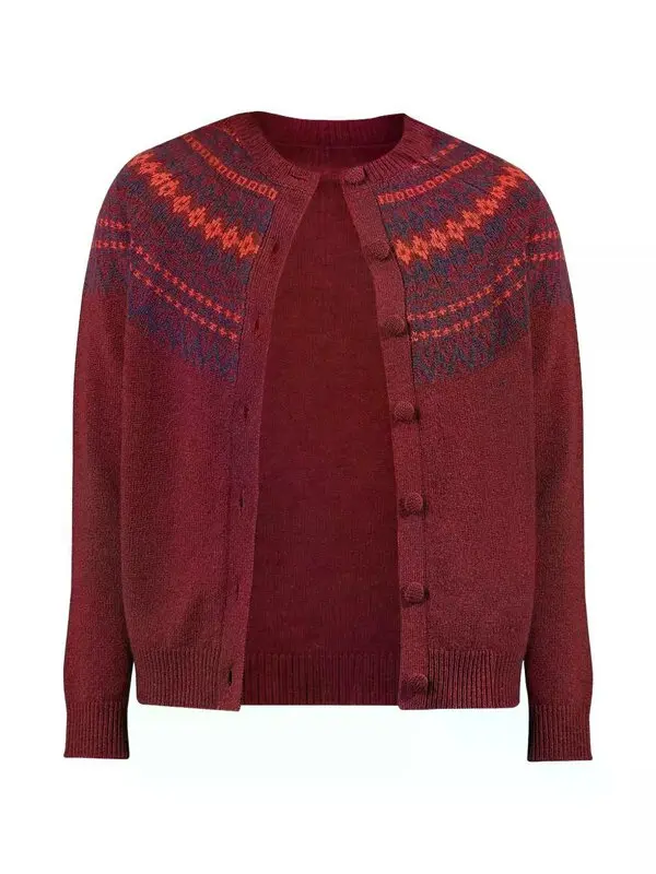 Alexandra Golovanoff Mila Fair Isle-pattern Cardigan