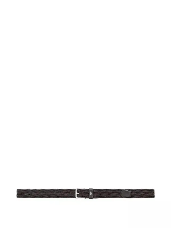 Emporio Armani Woven Belt - Brown