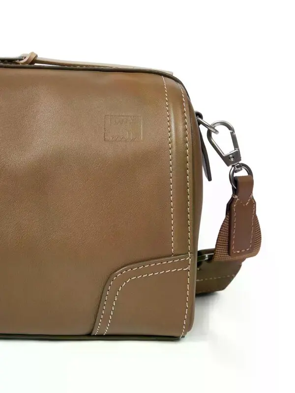 Paul Smith Zip Topstitch Shoulder Bag - Neutrals