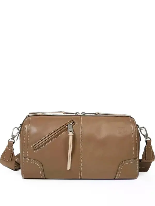 Paul Smith Zip Topstitch Shoulder Bag - Neutrals