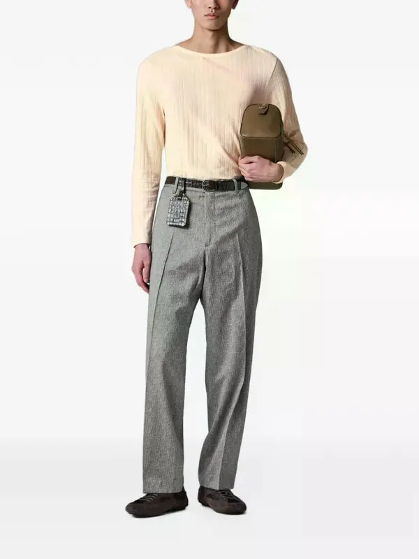 Paul Smith Zip Topstitch Shoulder Bag - Neutrals