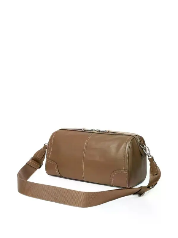 Paul Smith Zip Topstitch Shoulder Bag - Neutrals