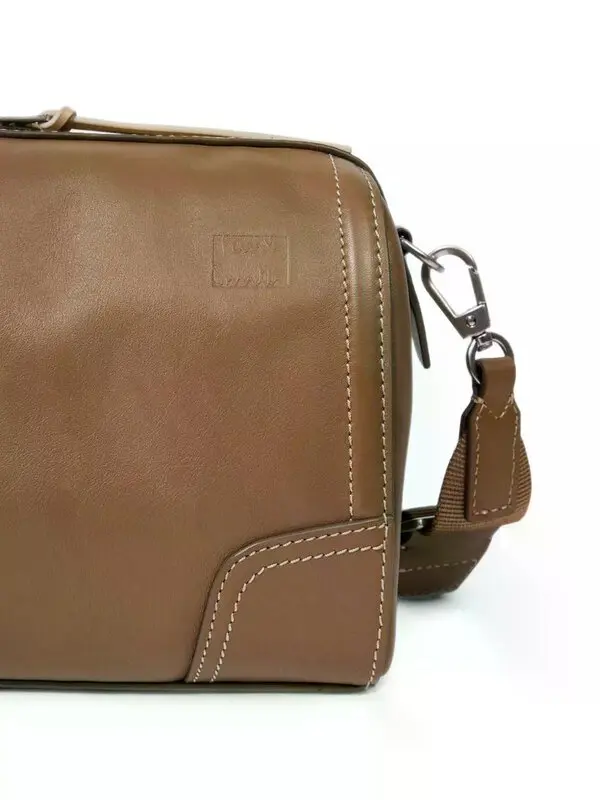Paul Smith Zip Topstitch Shoulder Bag - Neutrals