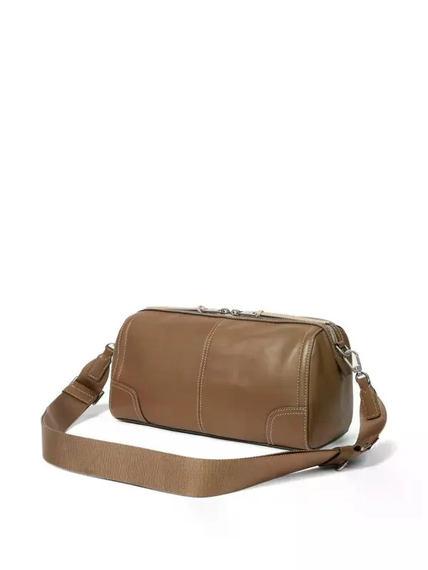 Paul Smith Zip Topstitch Shoulder Bag