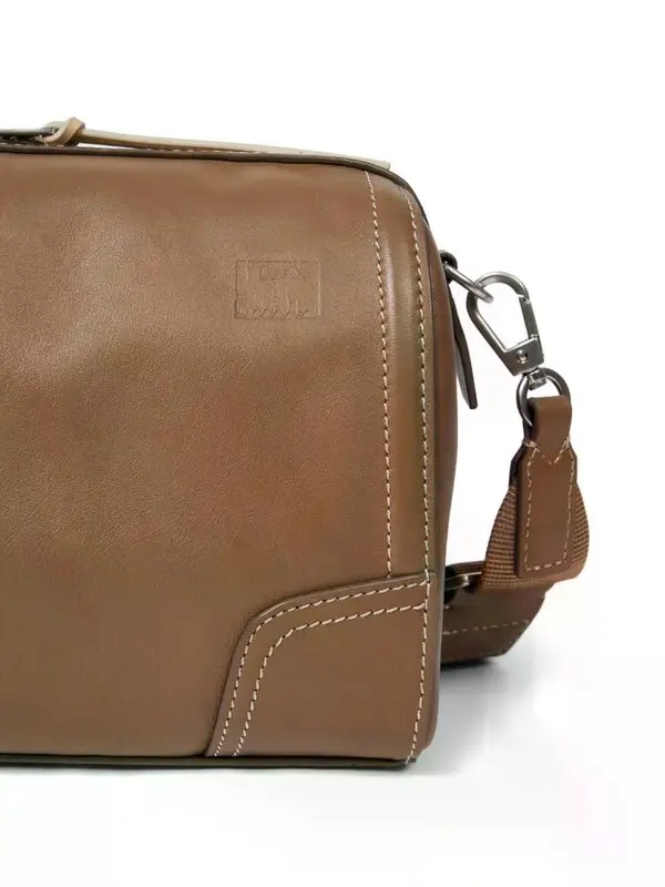 Paul Smith Zip Topstitch Shoulder Bag