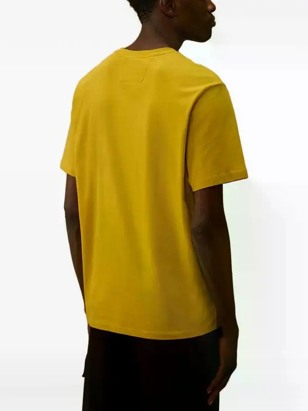 C.P. COMPANY 30/1 Jersey Short-sleeve Printed T-shirt - Yellow