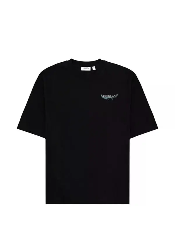 Off-White Crew-neck Graphic T-shirt - Black