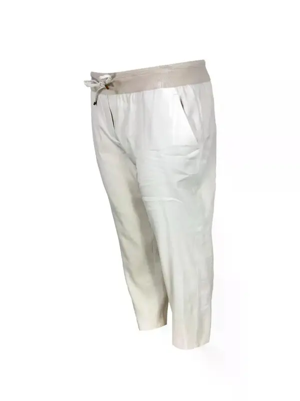 Lorena Antoniazzi Drawstring Trousers - Neutrals