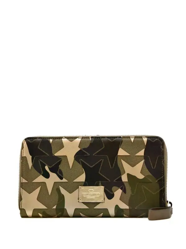 Valentino Garavani Star Camo Wallet - Green