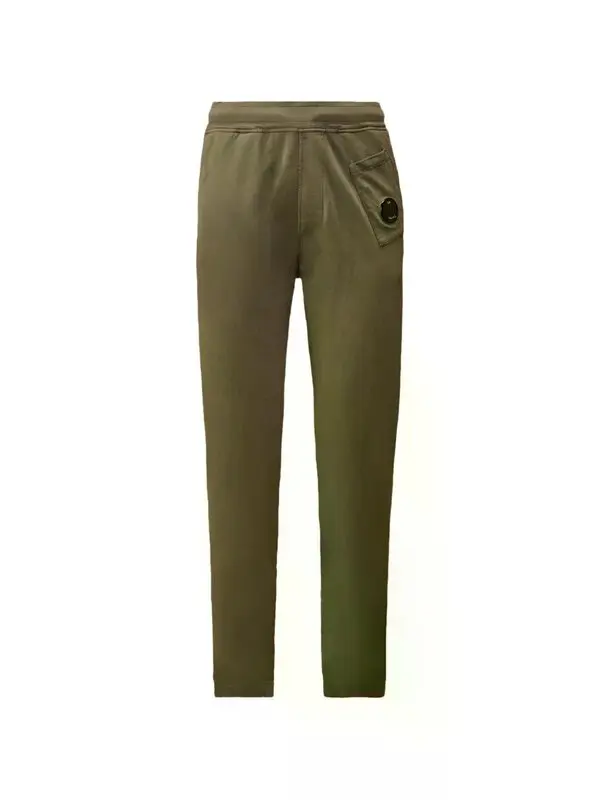C.P. COMPANY Light Fleece Lens Sweat Trousers - Green