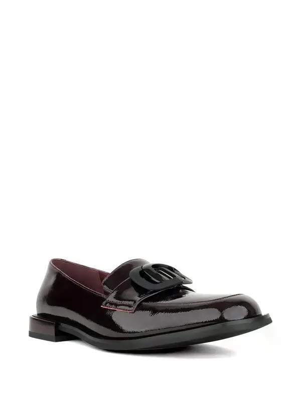 LINDA BAUMANN Buckle Loafers