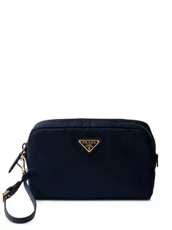 Prada Small Re-nylon Pouch - Blue