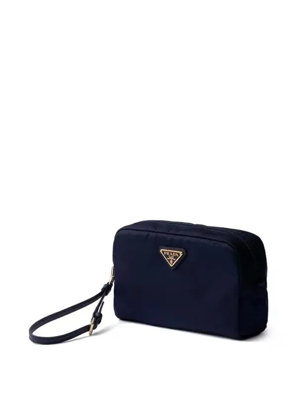Prada Small Re-nylon Pouch - Blue
