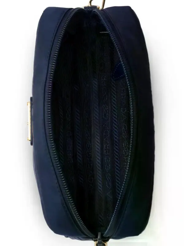 Prada Small Re-nylon Pouch - Blue