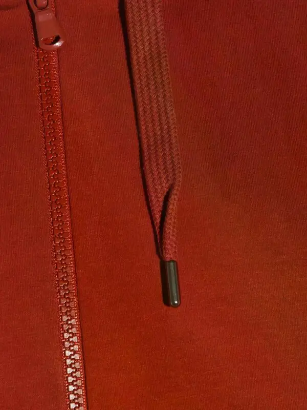 Brunello Cucinelli Zip-up Hoodie - Red