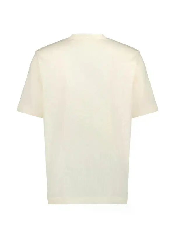 Moncler Pocket-detail Cotton T-shirt - Neutrals