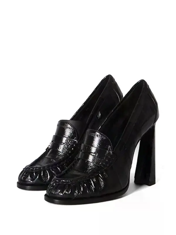 Saint Laurent Le Loafer Heeled Pumps - Black