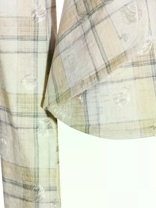 VIVIENNE WESTWOOD Plaid Buttoned Blazer - Neutrals