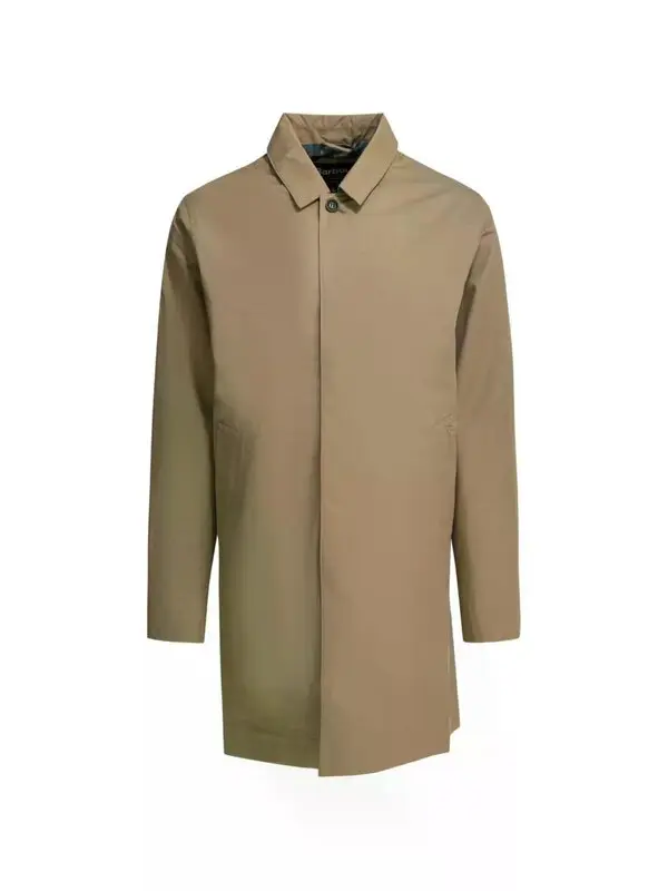 Barbour Buttoned Coat - Neutrals