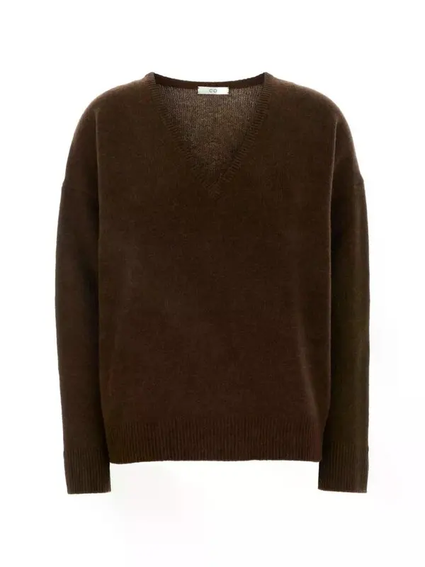 Co V-neck Cashmere Sweater - Brown