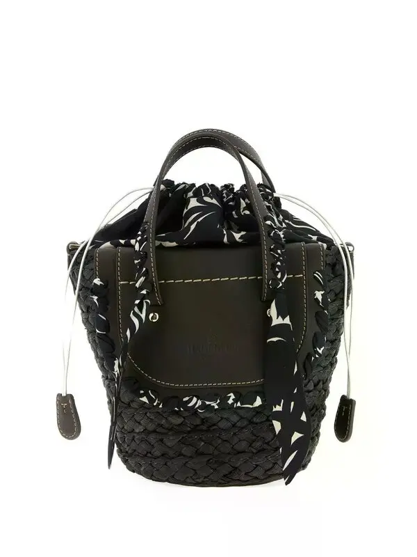 CUBA LAB Woven Tote Bag - Black