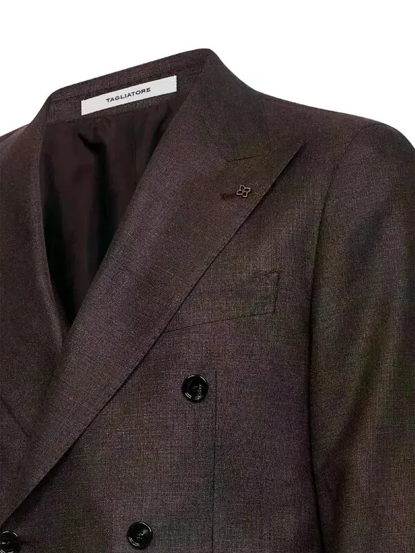Tagliatore Peak-lapel Double-breasted Blazer
