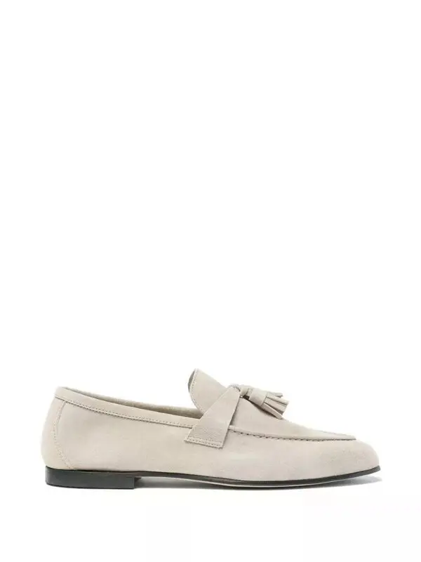 SCAROSSO Luisa Tassel-detail Loafers - Neutrals