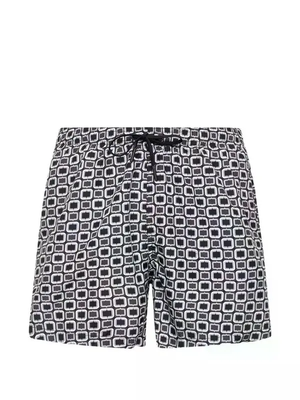 Tagliatore Graphic Print Swim Shorts