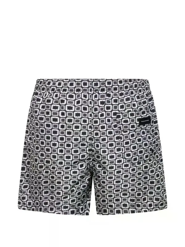 Tagliatore Graphic Print Swim Shorts