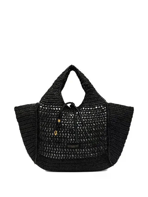 GIANNI CHIARINI Nefeli Woven Tote Bag